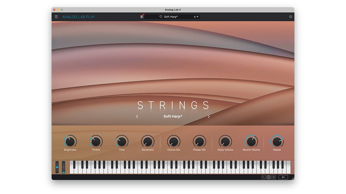 Analog Lab Play is a free Arturia plugin with a simplified interface ...