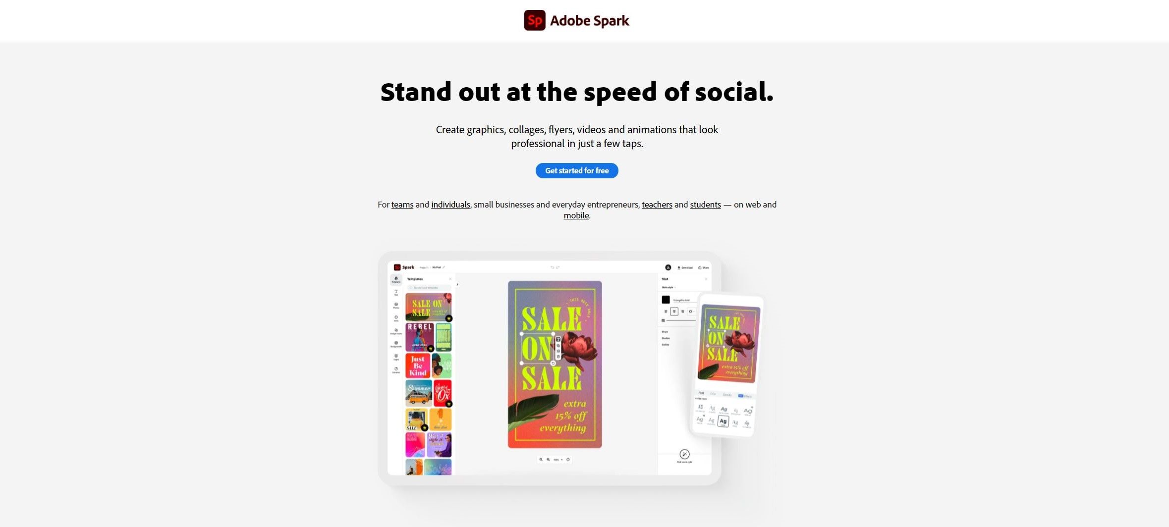 Adobe Spark review | TechRadar