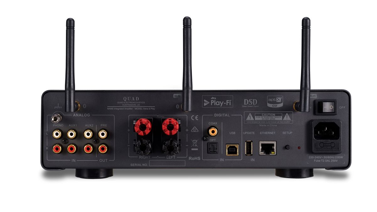 Quad Vena II Play integrated amp adds hi-res streaming and multi-room ...