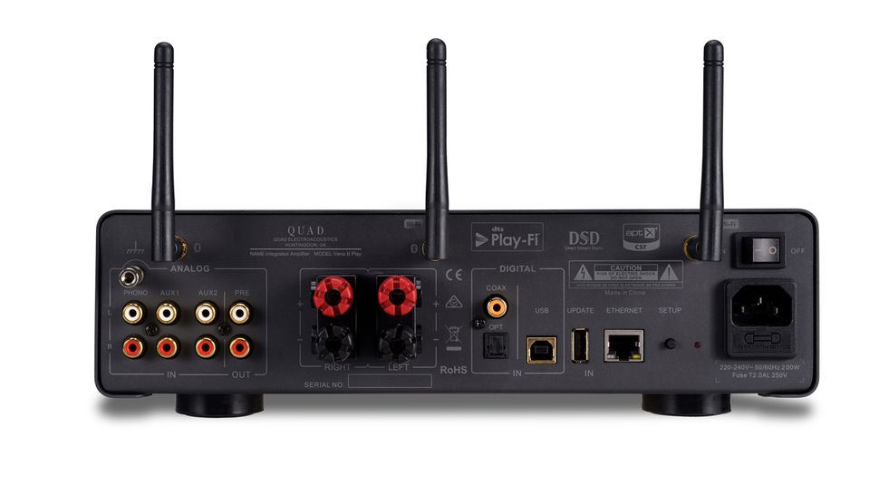 Quad Vena II Play integrated amp adds hi-res streaming and multi-room ...