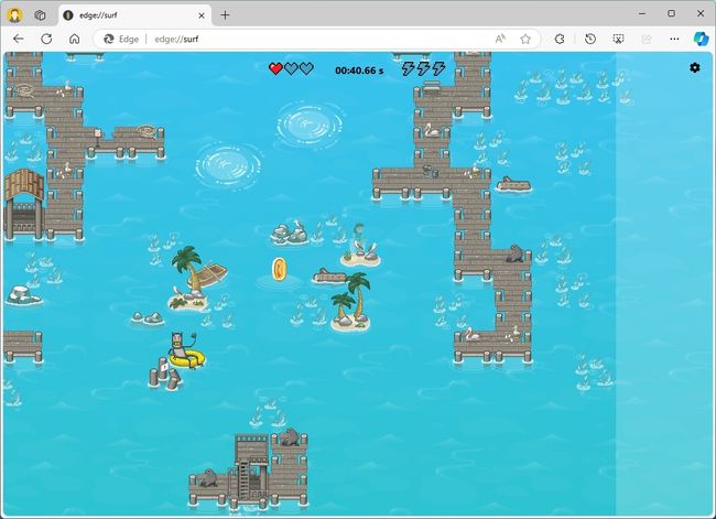 How to take a quick break with the Surf game on Microsoft Edge ...