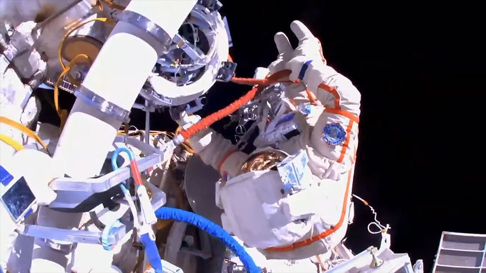 Cosmonauts outfit new science module on 50th planned Russian spacewalk ...