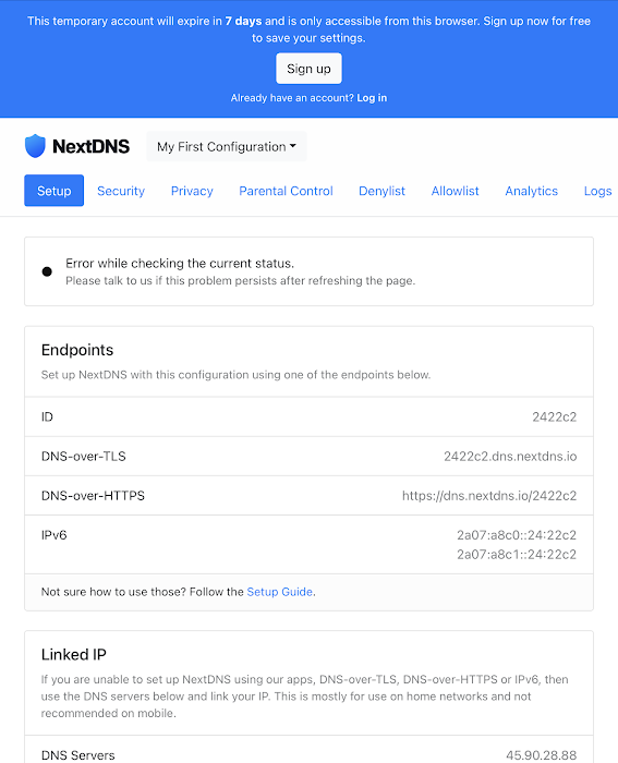 NextDNS review | TechRadar