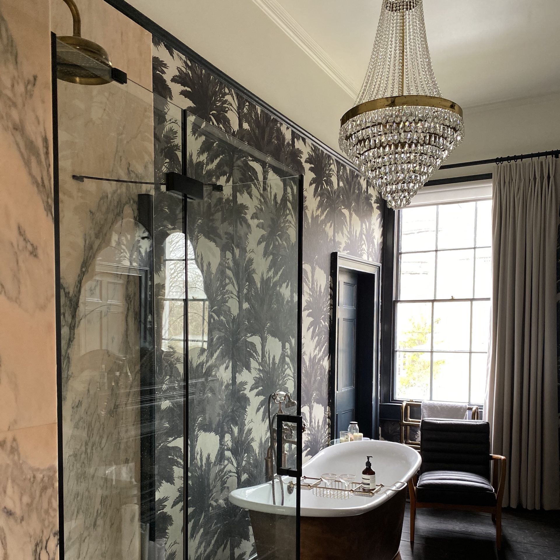 10 bathroom window dressing ideas for trend-led privacy | Ideal Home