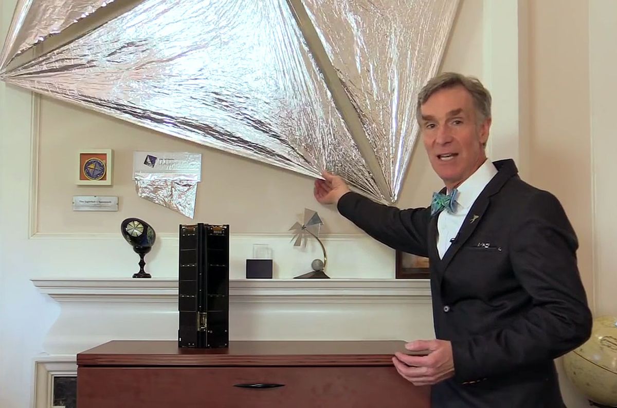 Bill Nye Launches Kickstarter to Push Solar Sailing Cubesat to Space ...