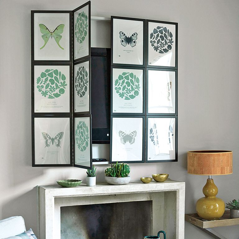 10 ideas for above fireplace decor - how to style up that free space on ...