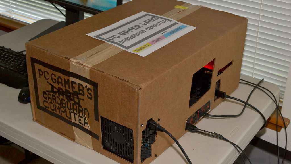 Forget Nintendo Labo, we built a PC using a cardboard box | PC Gamer