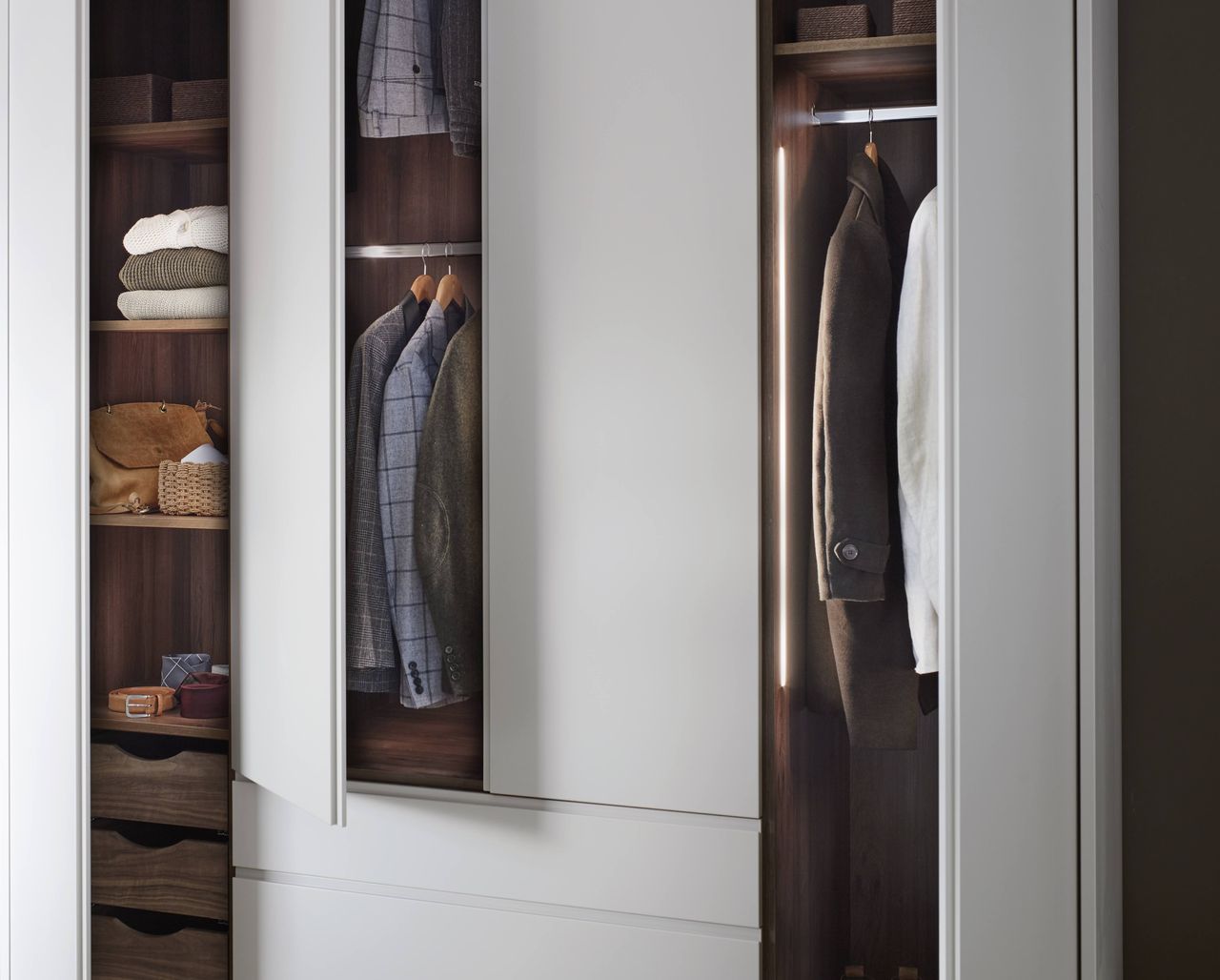 Closet lighting ideas: 10 ways to illuminate a dressing area | Homes ...