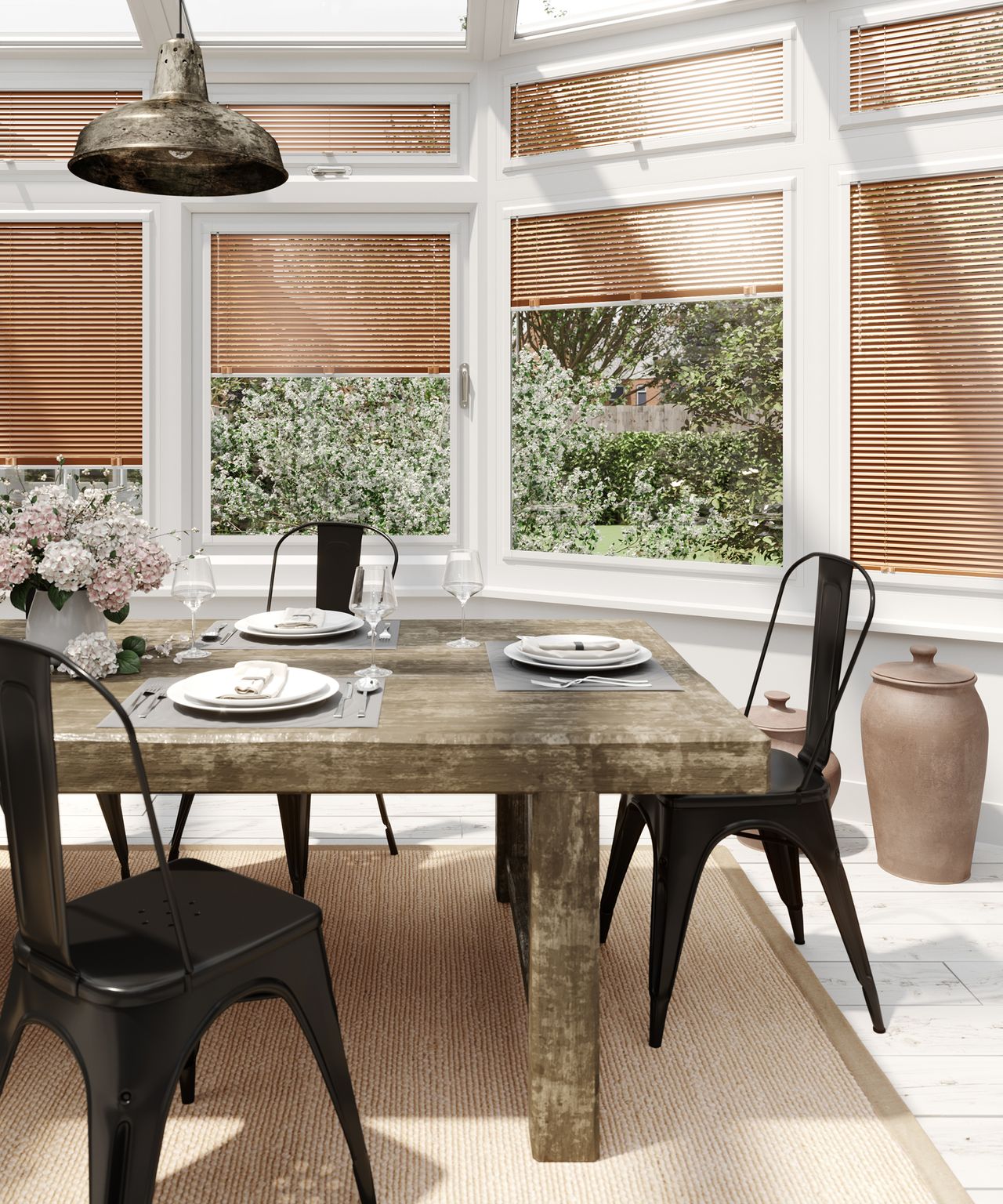 Conservatory blind ideas: 16 designs for shade and privacy | Real Homes