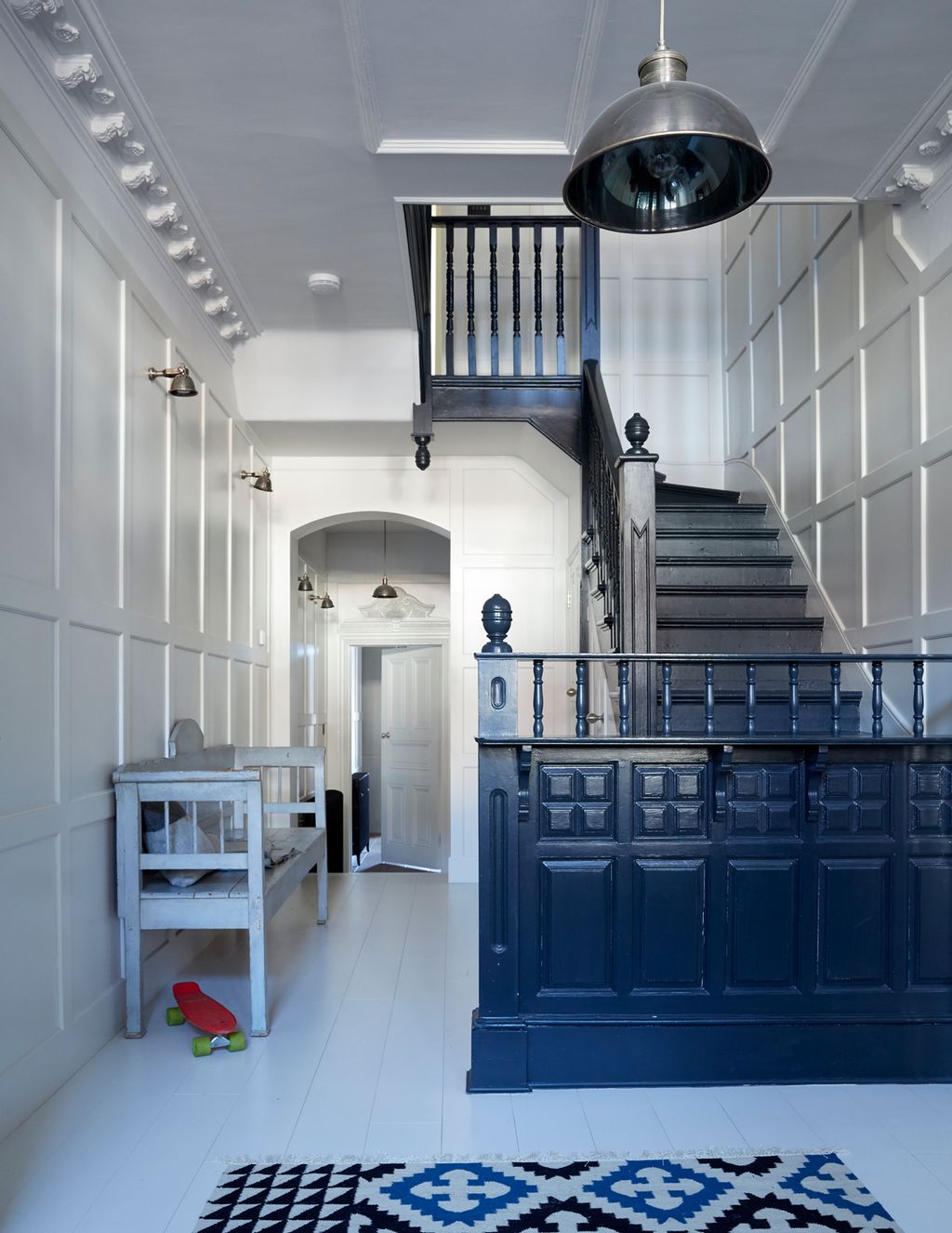 This Edwardian villa in London has a cool Cape Cod coastal style ...