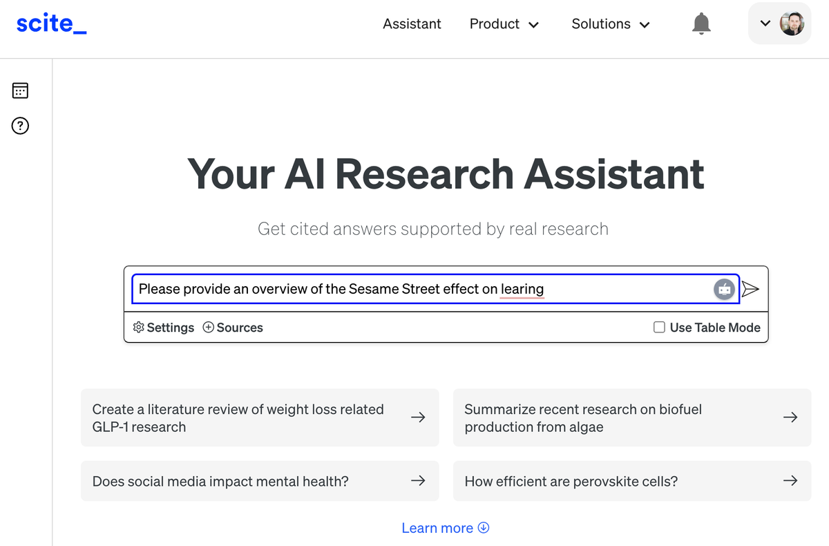 Scite Review: A Helpful AI-Powered Academic Search Tool | Tech & Learning