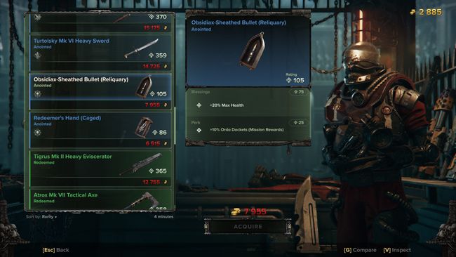 Darktide Curios: How to get them | PC Gamer