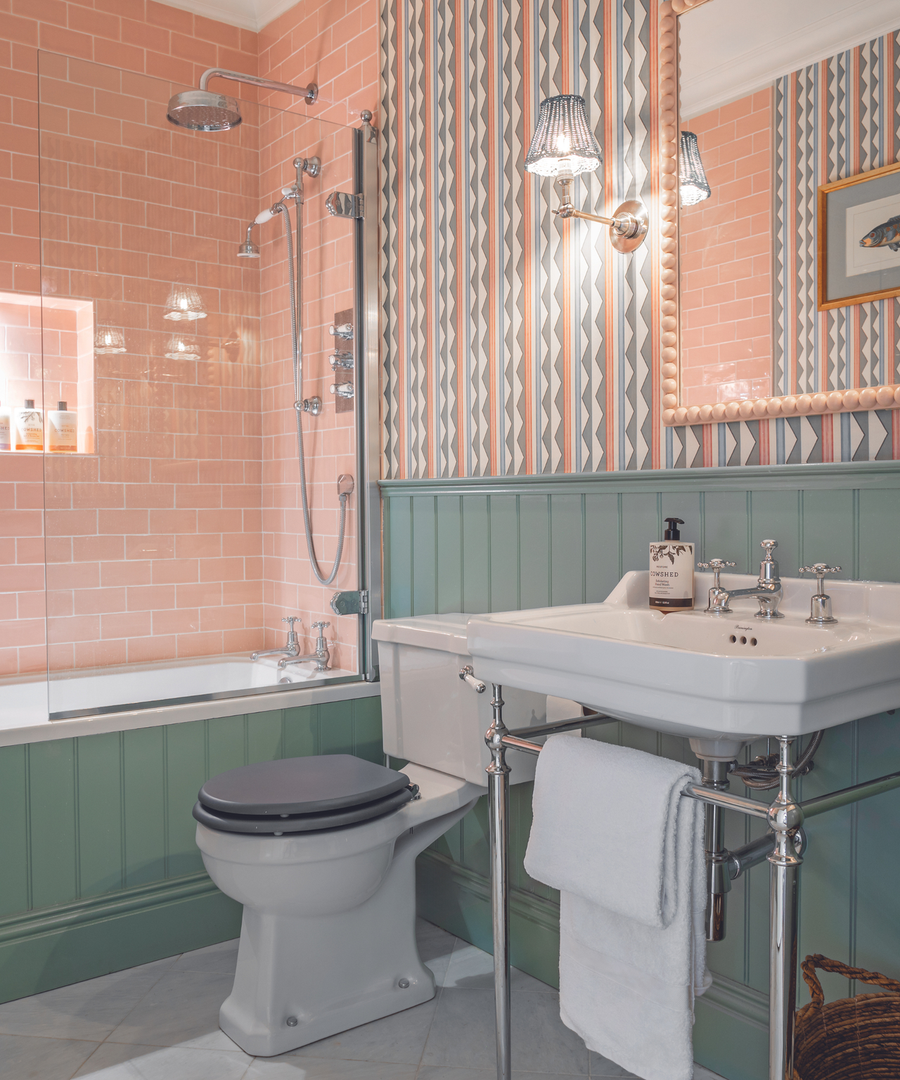 A Victorian house is transformed with bold color,pattern and decorative ...