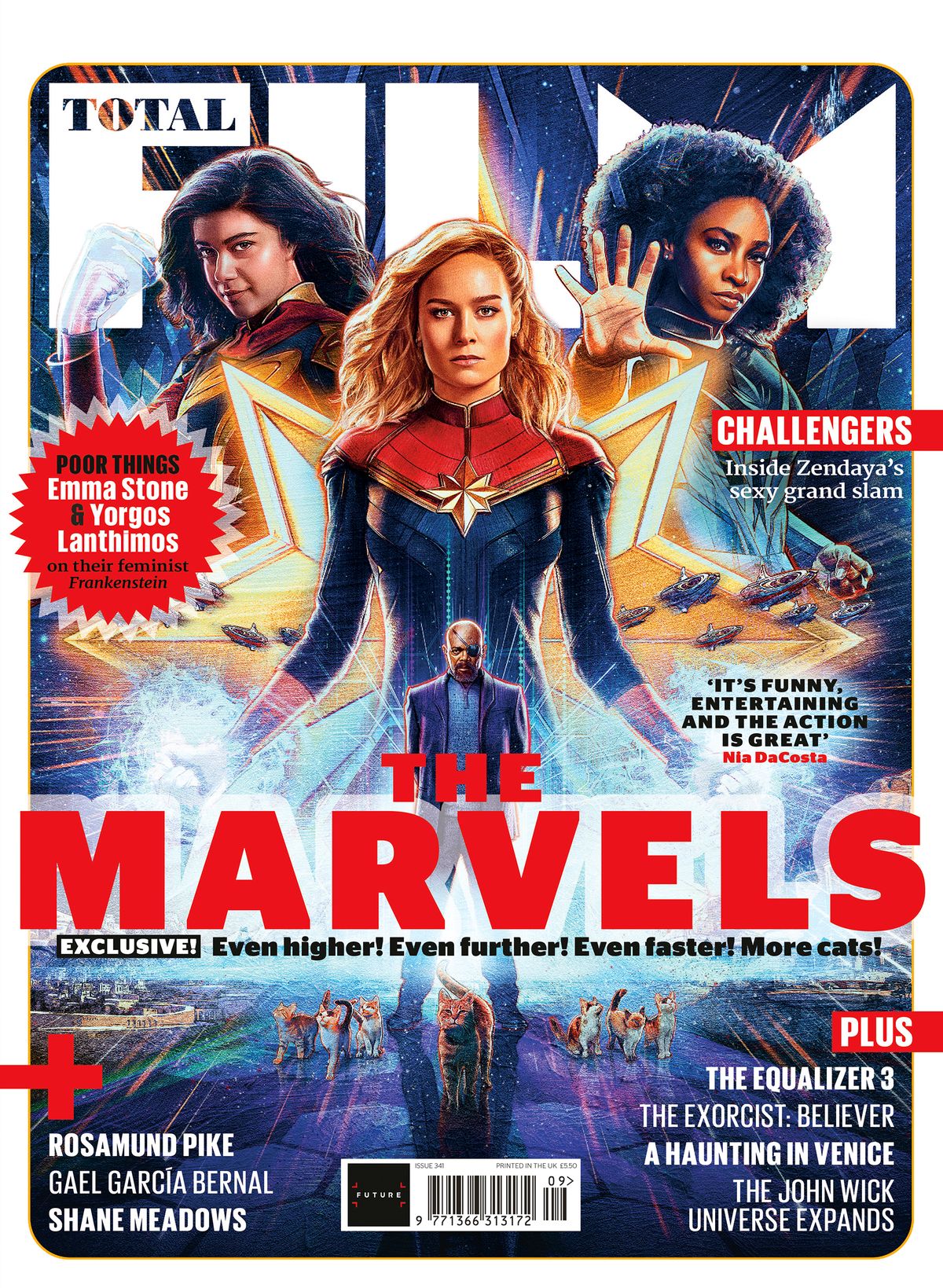 The Marvels blast onto the cover of Total Film – on sale now! | GamesRadar+