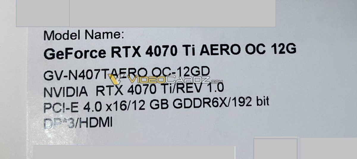 Gigabyte RTX 4070 Ti AERO shows off triple fan setup in first pics | PC ...