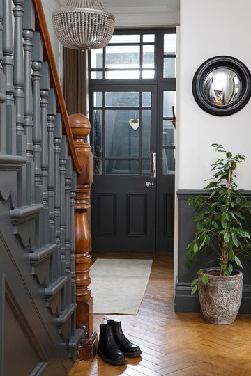 This dark and dramatic house just oozes original charm | Real Homes