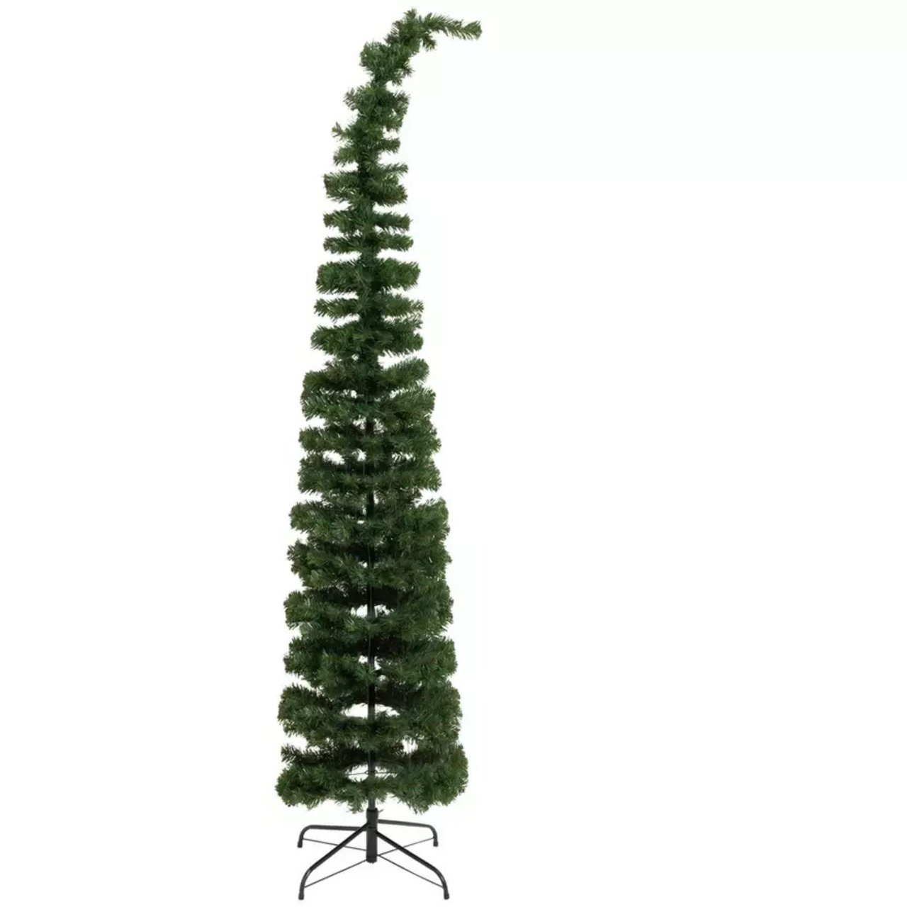 Argos’ Curved Top Slim Christmas Tree is perfect for small spaces ...