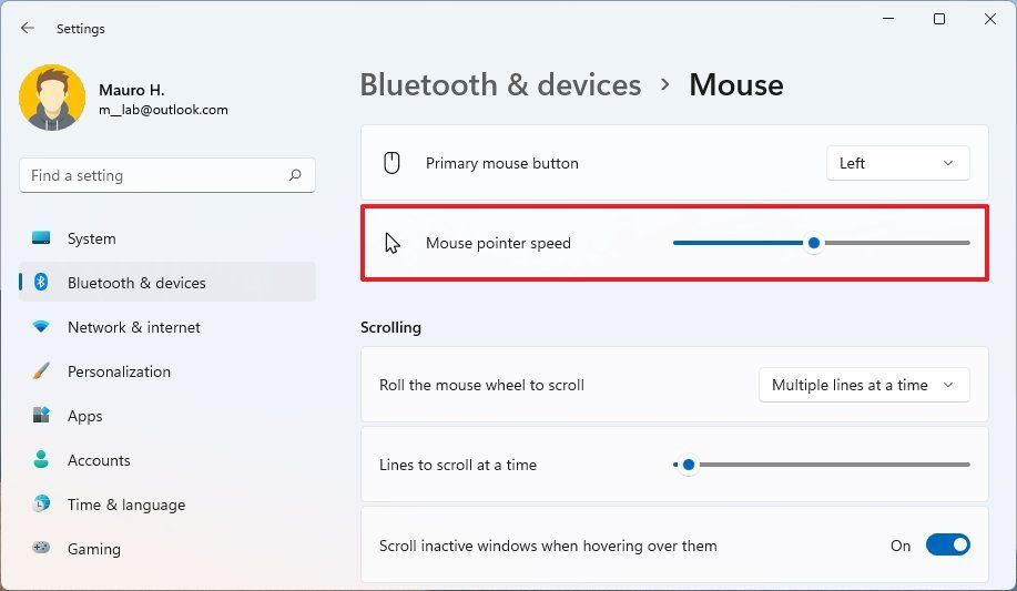 How to change mouse speed on Windows 11 | Windows Central