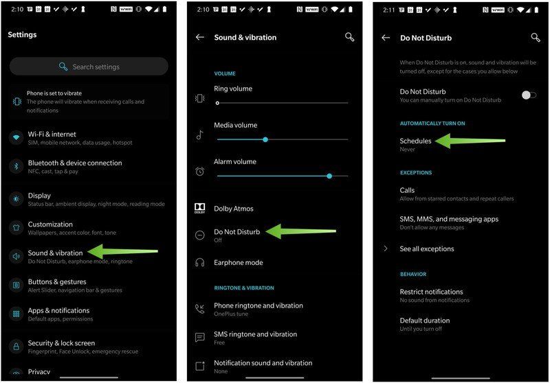 How to set up automatic Do Not Disturb rules on an Android phone ...