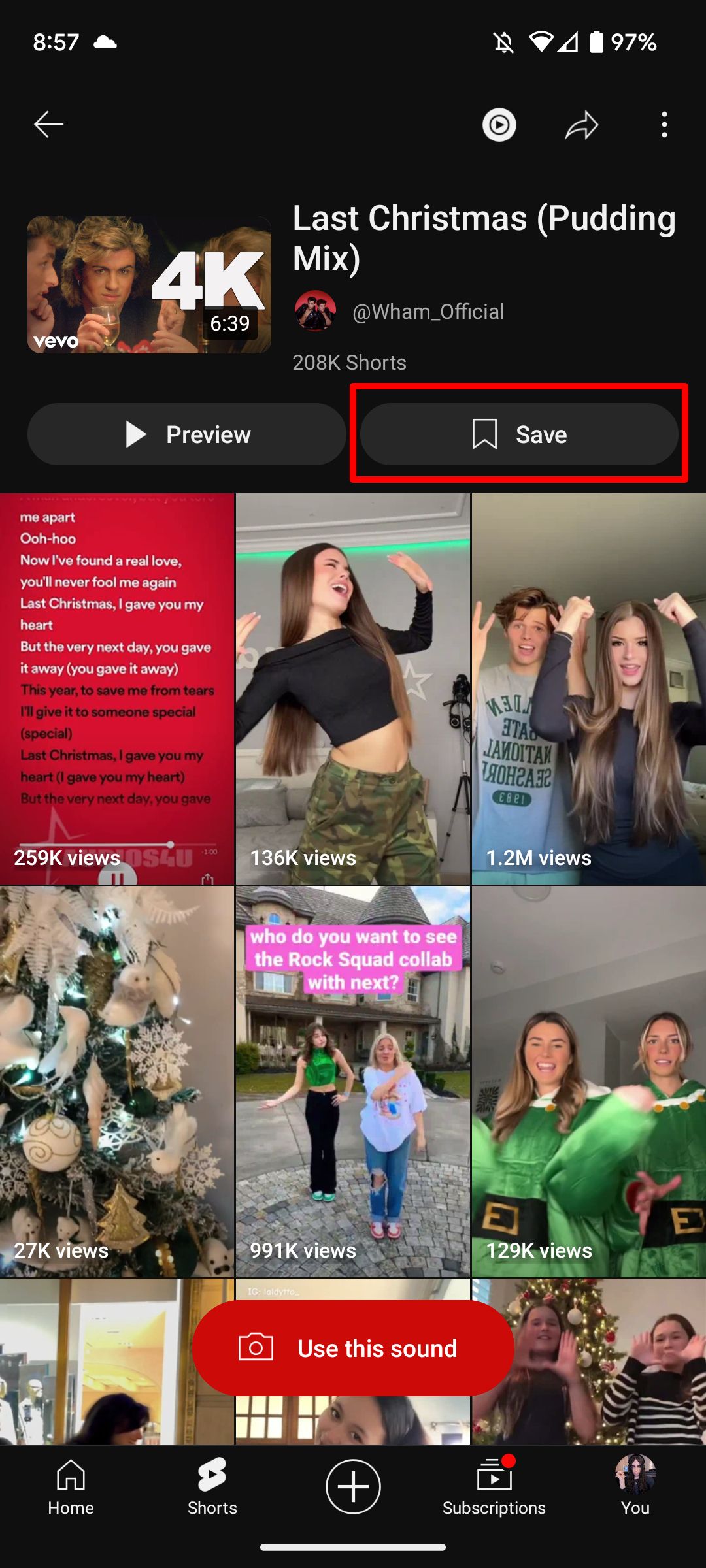 How to save YouTube Shorts songs to YouTube Music | Laptop Mag