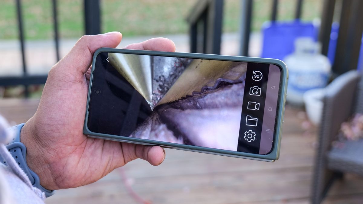 I moved into a new home and used this inspection camera to find hidden ...