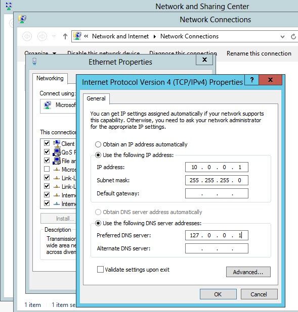 Step 6: Server IP address configuration - Windows Server 2012 ...