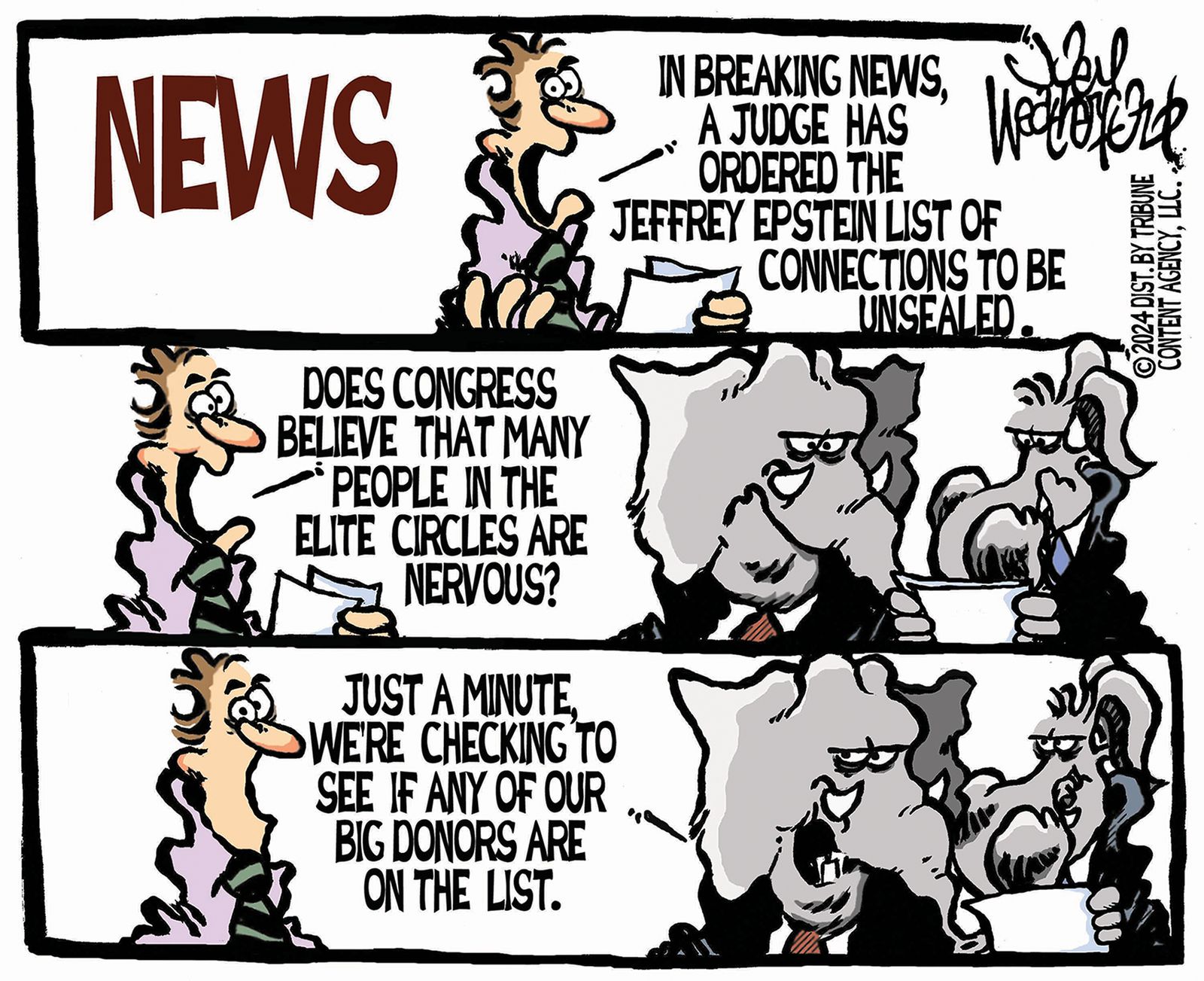 5 revealing cartoons about the Epstein list | The Week
