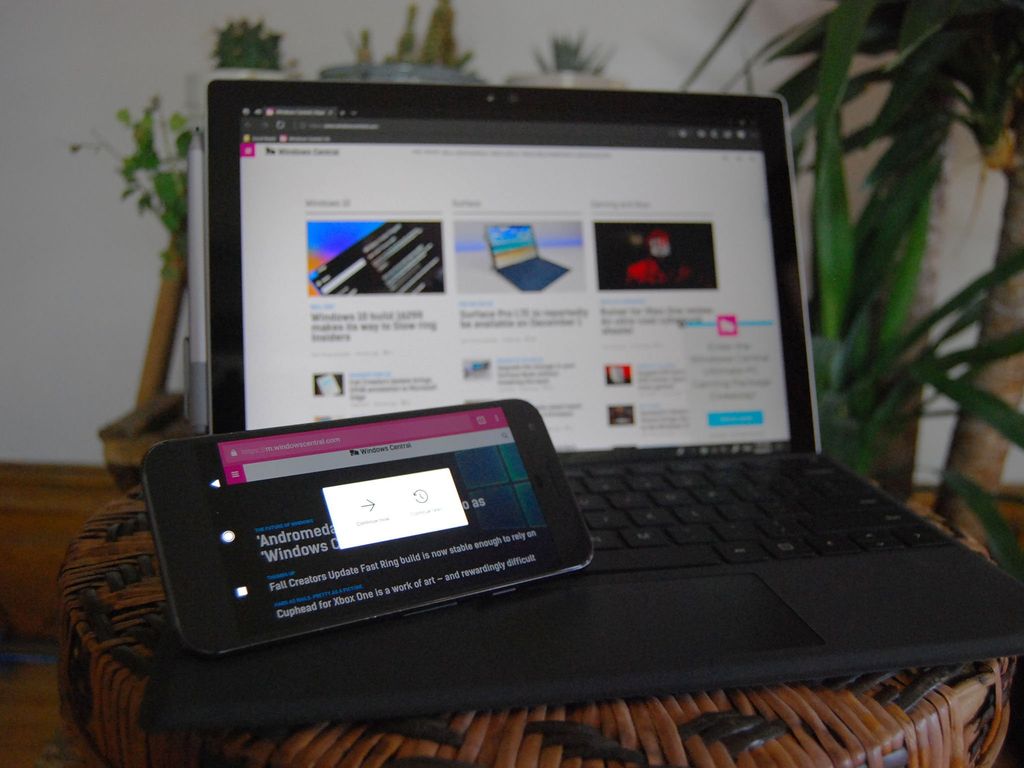 How to use 'Continue on PC' for Android and iOS in Windows 10 Fall ...