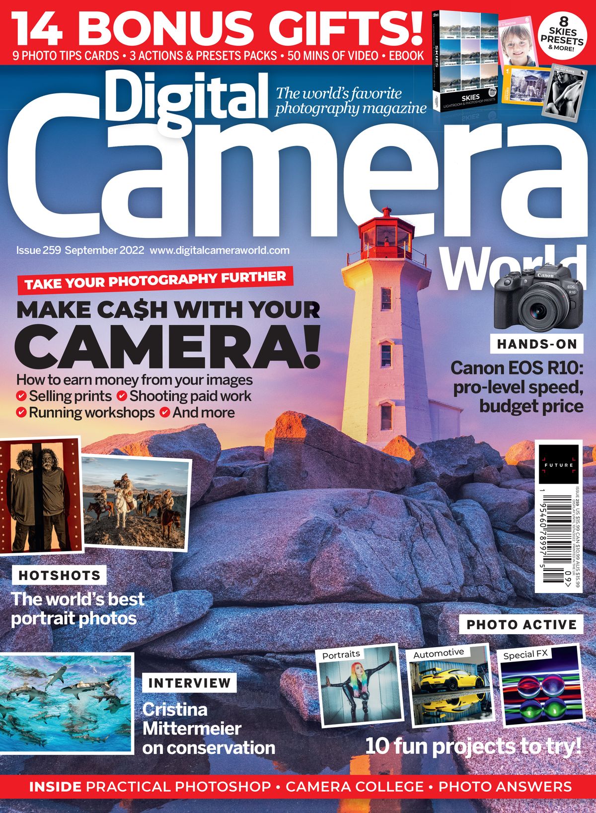 Get 14 bonus gifts with the September issue of Digital Camera mag ...
