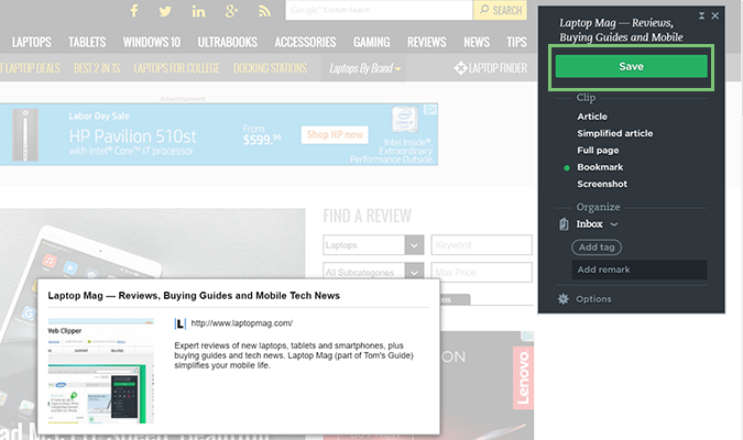How to Add Text to an Evernote Web Clip | Laptop Mag