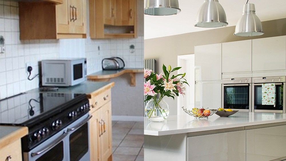 Before and after: from poky kitchen to extraordinary kithcen extension ...