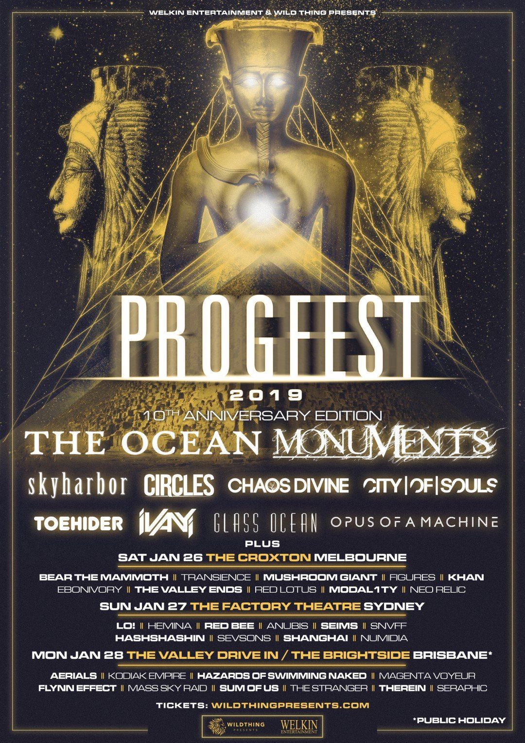 Australia's Progfest unveils epic full line-up for 2019 | Louder