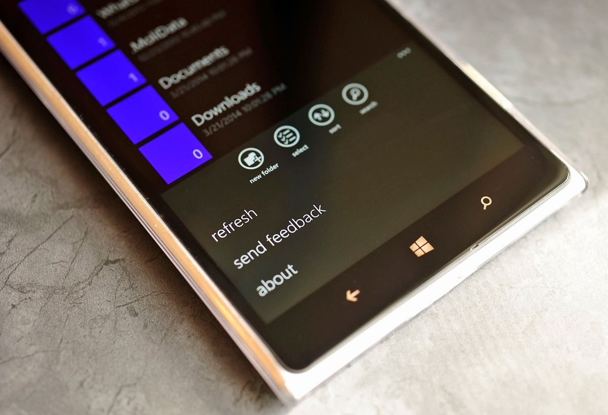 Windows Phone 8.1 gets official file manager | Windows Central