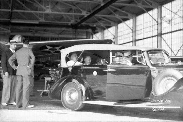 Space History Photo: Franklin D. Roosevelt at Langley 1940 | Space