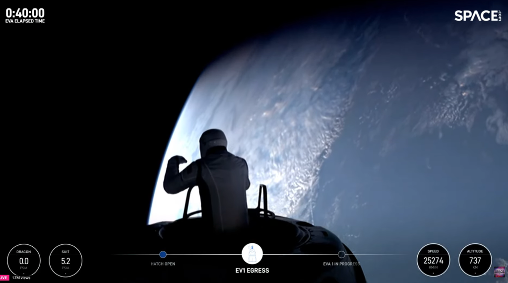 SpaceX Polaris Dawn astronauts complete 1st private spacewalk (video ...