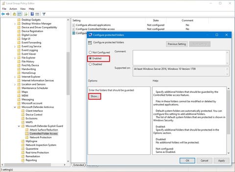 How to enable Controlled folder access to protect data from ransomware ...