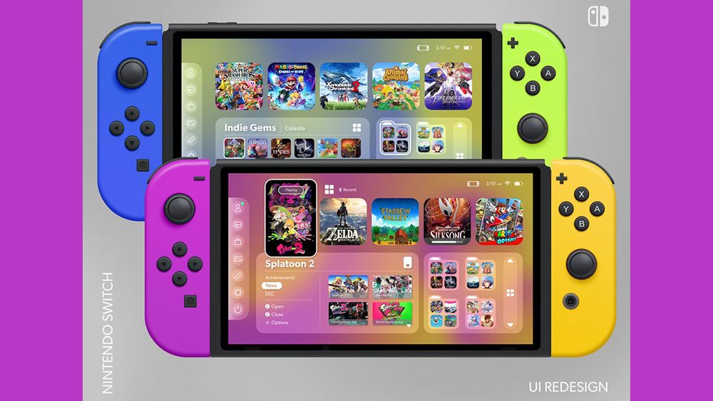 What if Apple designed the Nintendo Switch UI? | Creative Bloq