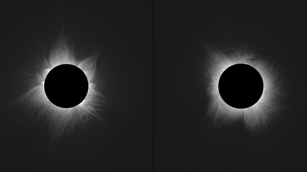 Space photo of the week: The sun's corona blooms during back-to-back ...