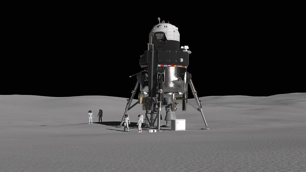 Lockheed Martin Unveils Plans for Huge Reusable Moon Lander for ...