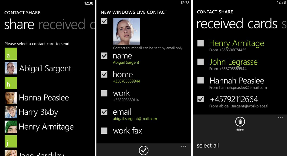 Nokia releases exclusive Contacts Share app for Lumia line of Windows ...