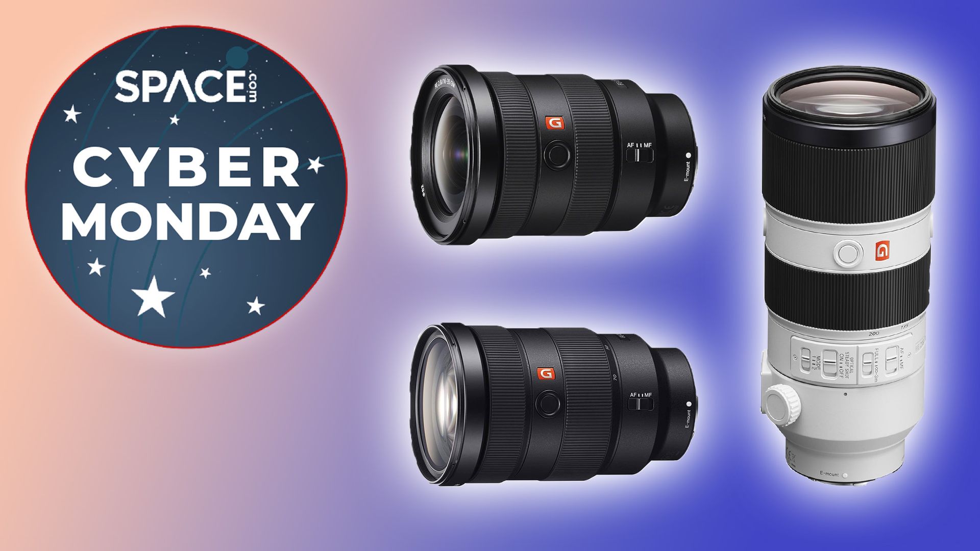 Hurry! Save up to $300 on Sony's 'holy trinity' lens lineup for Cyber ...