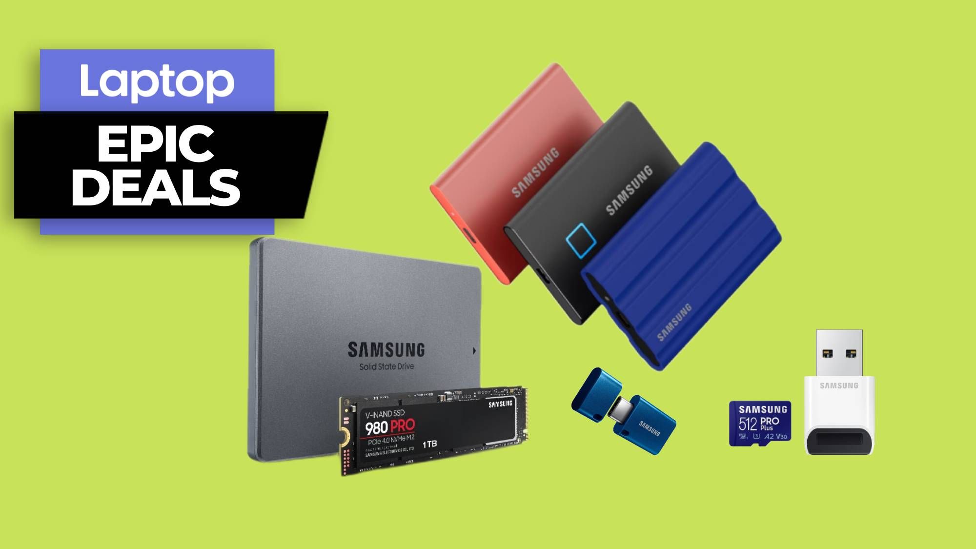 Samsung storage sale knocks up to 58% off microSD, SSD, flash drives ...