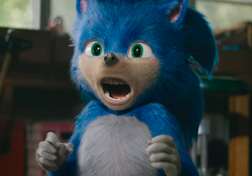 Sonic has a disturbing set of human-looking teeth in the first Sonic ...