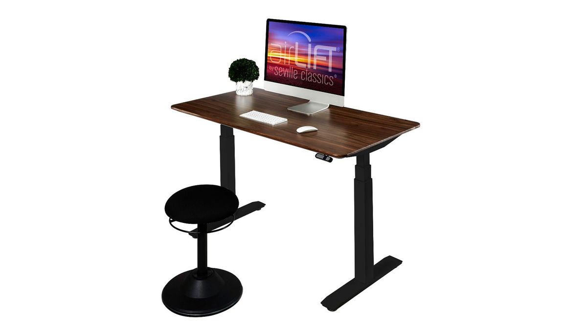 Seville Classics AirLift S3 Electric Standing Desk Review | Top Ten Reviews