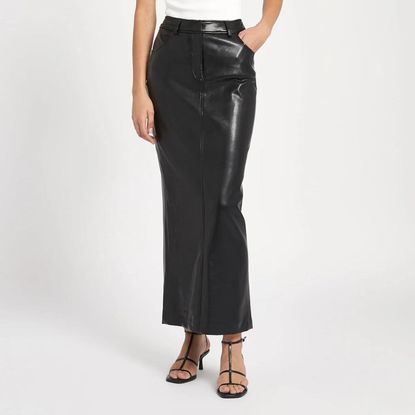Leather maxi skirts are trending - shop the best ones here | Marie Claire UK