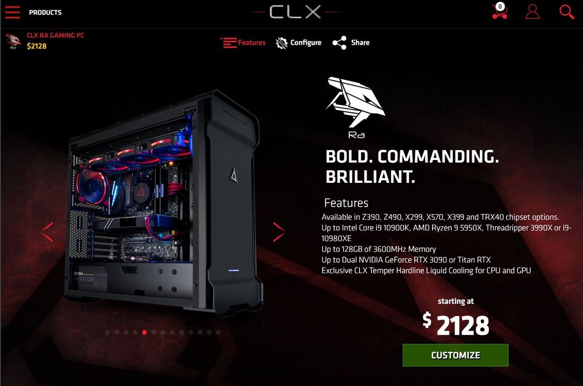CLX Ra: First look at this insane $7K gaming PC | Windows Central