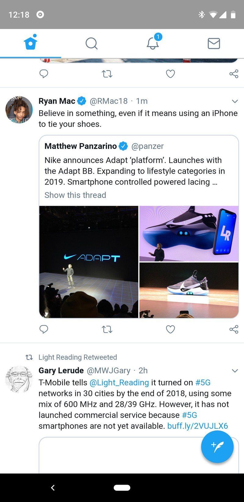 Twitter's mobile web app is a fantastic lightweight Twitter experience ...