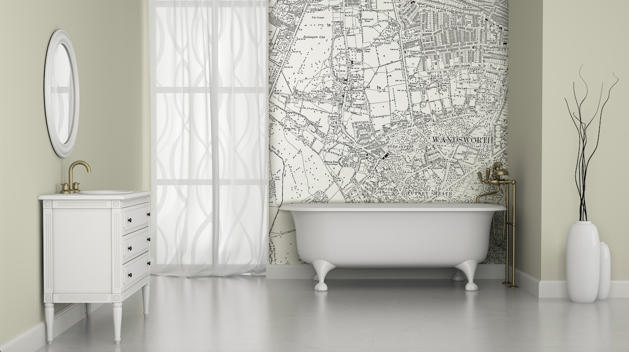 Trending: The Best World Map Murals and Map Wallpapers