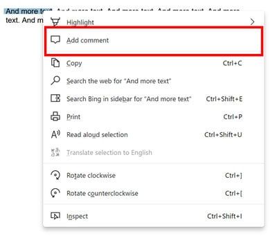 Microsoft Edge Dev and Canary now let you comment on PDFs | Windows Central
