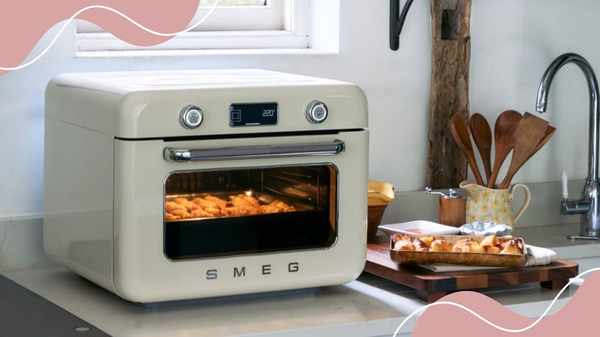 Smeg Launches A 10 In 1 Countertop Oven For Small Kitchens Woman Home